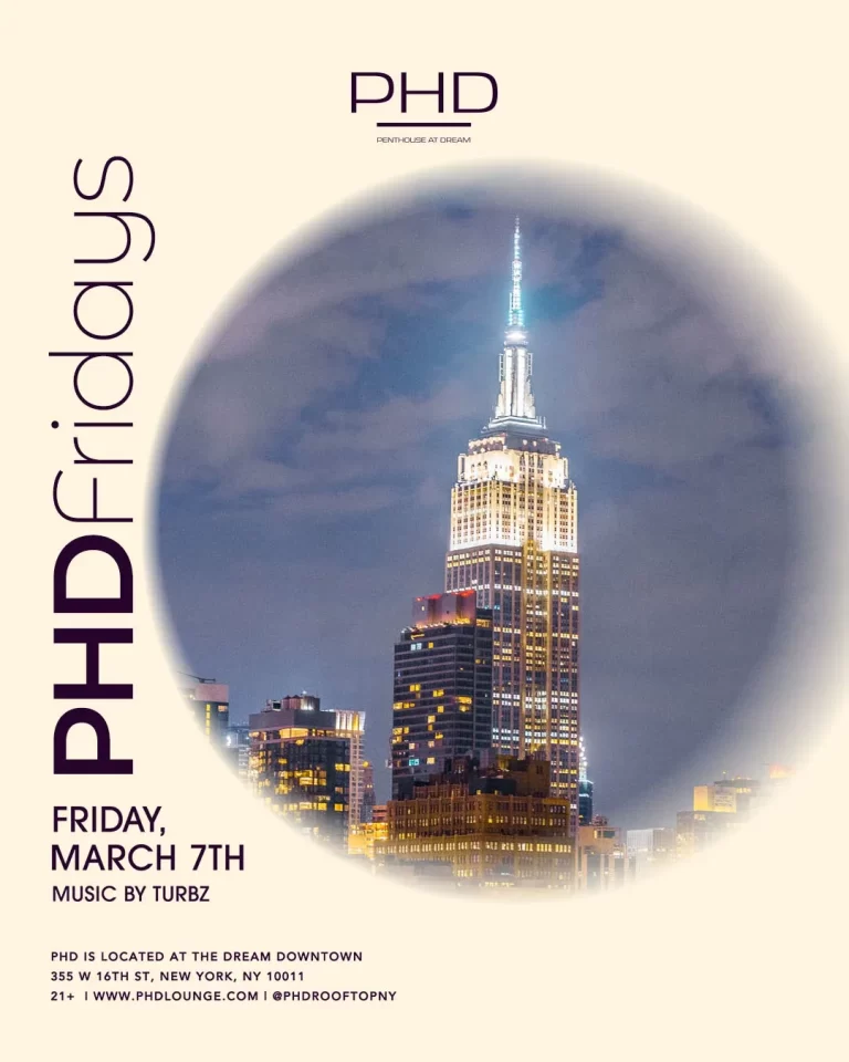 PHD Rooftop Lounge | VIP Bottle Service Reservations & Info